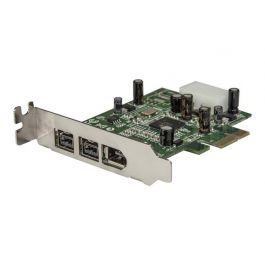 StarTech.com 3 Port 2b 1a Low Profile 1394 PCI Express FireWire Card ...