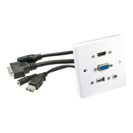 LINDY Multi AV Faceplate - faceplate | Converge UK