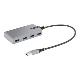 StarTech.com 4-Port USB Hub, USB 3.0 5Gbps, Bus Powered, USB-A to 4x USB-A Hub with Optional ...