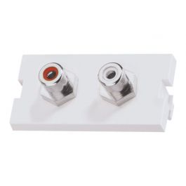 LINDY Modular AV Face Plate System Phono Snap-in Block - modular ...