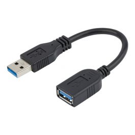 StarTech.com 6in Short USB 3.0 Extension Adapter Cable (USB-A Male to ...
