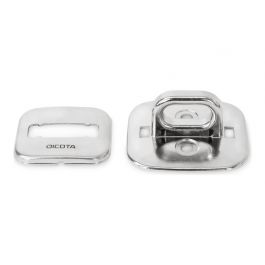 DICOTA - Laptop lock base plate - silver | Converge UK