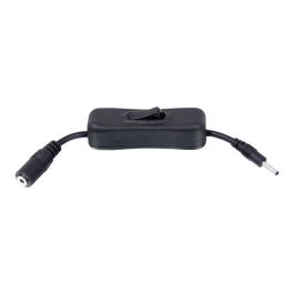 Lindy - power extension cable - power DC jack 2.5 mm (ID: 0.7 mm) to ...