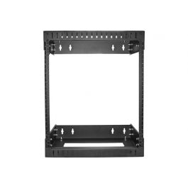 StarTech.com 12U 19" Wall Mount Network Rack, Adjustable Depth 12-20" 2 ...