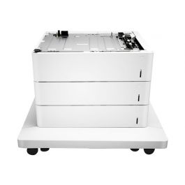 HP Paper Feeder and Stand - Media tray / feeder - 1650 sheets in 3 tray ...