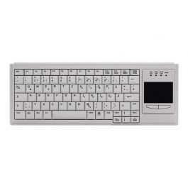 INDUSTRY 4.0 COMPACT ULTRAFLAT TOUCHPAD KEYBOARD PS2 LIGHT GRE ...
