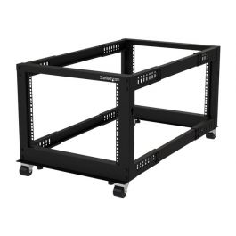 StarTech.com 8U 19" Open Frame Server Rack, 4 Post Adjustable Depth 23 ...