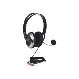 HEADSET STEREO 2X 3.5MM JACKS- FLEX MIC BOOM VOL/CONTROL | Converge UK