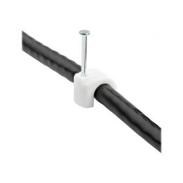 StarTech.com 100 Pack Large Cable Clips with Nail, Reusable, Nail-in ...
