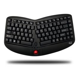 WIRELESS ERGONOMIC TRACKBALL KEYBOARD WKB-3150UB | Converge UK