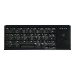 INDUSTRY 4.0 COMPACT ULTRAFLAT TRACKBALL KEYBOARD PS2 BLACK | Converge UK