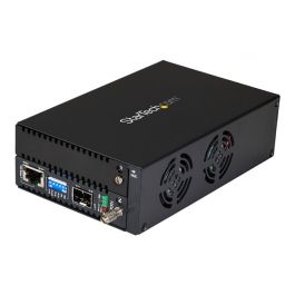 StarTech.com 10 Gigabit Ethernet Copper-to-Fiber Media Converter - Open ...