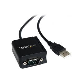 StarTech.com USB to Serial Adapter - 1 port - USB Powered - FTDI USB UART Chip - DB9 (9-pin ...