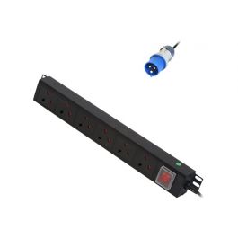 LINDY Vertical PDU with Commando Plug - power distribution unit ...