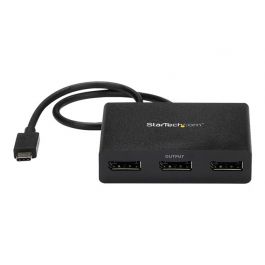 StarTech.com 3 Port Multi Monitor Adapter USB-C to 3x DisplayPort 1.2 ...