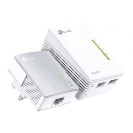 TP-Link AV500 Powerline Homeplug WiFi Extender with 2 LAN ports , Twin ...