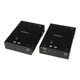 StarTech.com HDMI over CAT5e / CAT6 HDBaseT Extender with 4-port USB ...