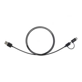 PNY 2in1 - USB cable kit - USB to Micro-USB Type B, 24 pin USB-C - 1 m ...