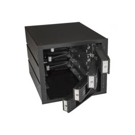 StarTech.com 4 Bay 3.5" SATA SAS Backplane - 3 x 5.25in Bays - Trayless ...