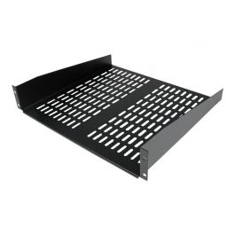 StarTech.com 1U Server Rack Shelf, 2U 16in Universal Fixed Vented ...