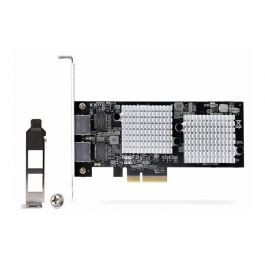 StarTech.com 2-Port 10Gbps PCIe Network Adapter Card, Network Card for ...