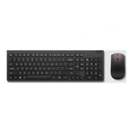 Lenovo - keyboard and mouse set - QWERTY - US with Euro symbol - black ...