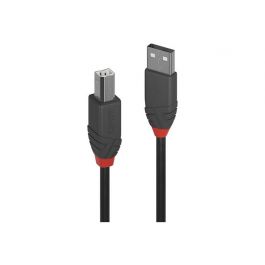 Lindy Anthra Line - USB cable - USB to USB Type B - 20 cm | Converge UK