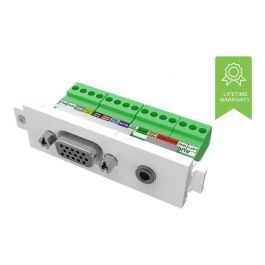 VISION Techconnect Modular AV Faceplate - LIFETIME WARRANTY - VGA and ...