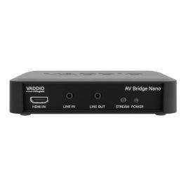 Vaddio AV Bridge Nano - Audio/Video Encoder - Black video/audio encoder ...