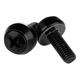 StarTech.com M5 x 12mm - Screws - 50 Pack, Black - M5 Mounting Screws ...