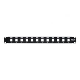 Tripp Lite 12-Port 1U Rack-Mount Unshielded Blank Keystone/Multimedia ...