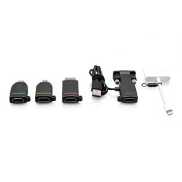 C2G Retractable Table Box Mount 4K HDMI Adapter Ring with Color Coded ...