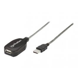 Manhattan USB-A to USB-A Extension Cable, 5m, Male to Female, Active ...