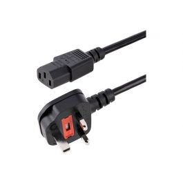 StarTech.com 6ft (1.8m) UK Computer Power Cable, 18AWG, BS 1363 to C13 ...