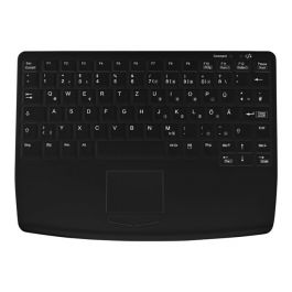 WIRELESS COMPACT NOTEBOOK STYLE TOUCHPAD KEYBOARD USB BLACK | Converge UK